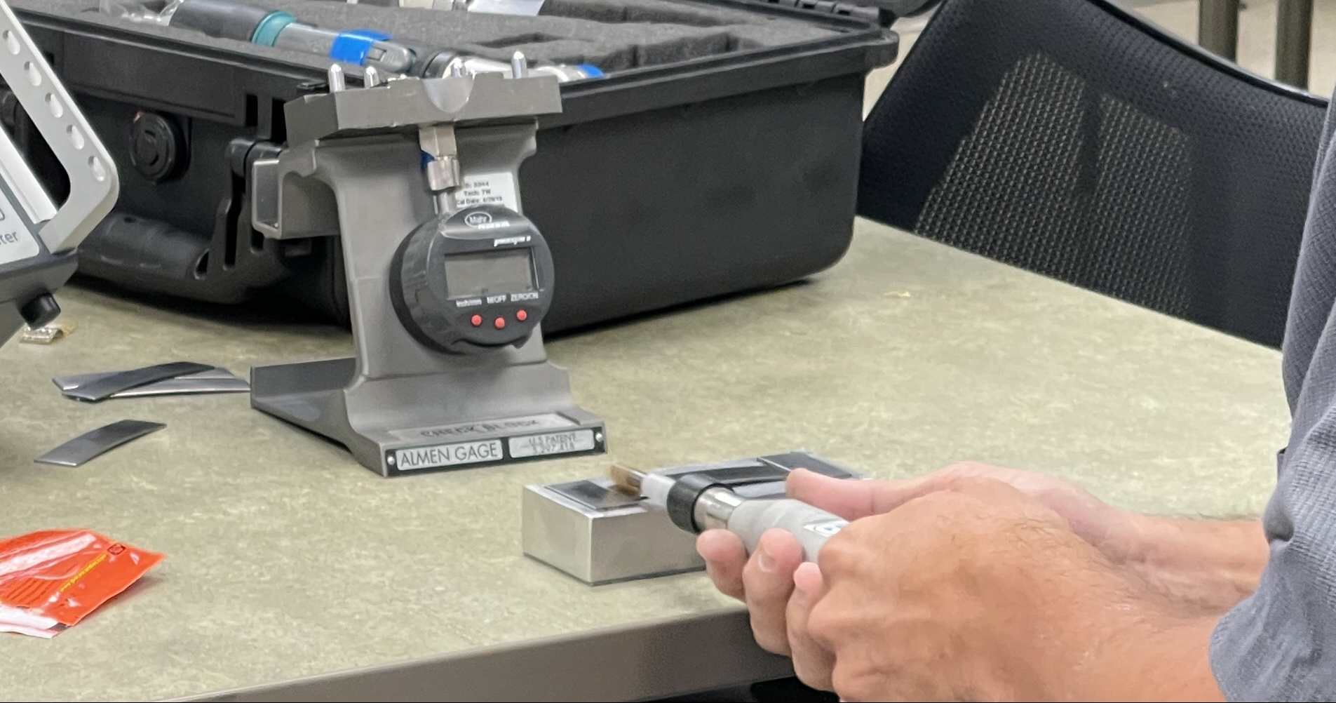 On-Site Rotary Flap Peening Training • E.I. Shot Peening Training